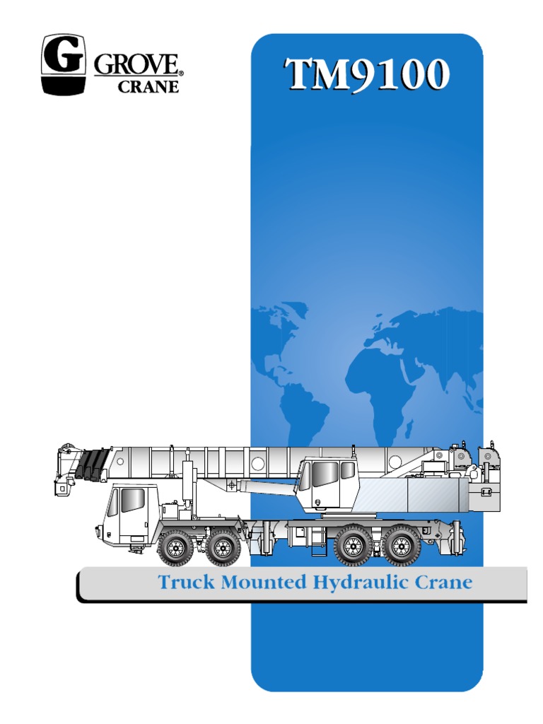 TM9100 Grove Crane | PDF | Axle | Truck