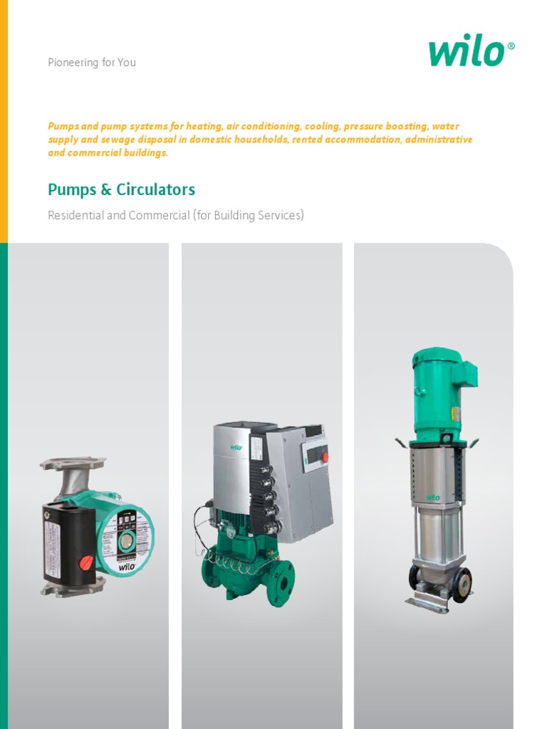 Bombas Circuladoras - Overview | PDF | Pump | Bearing (Mechanical)