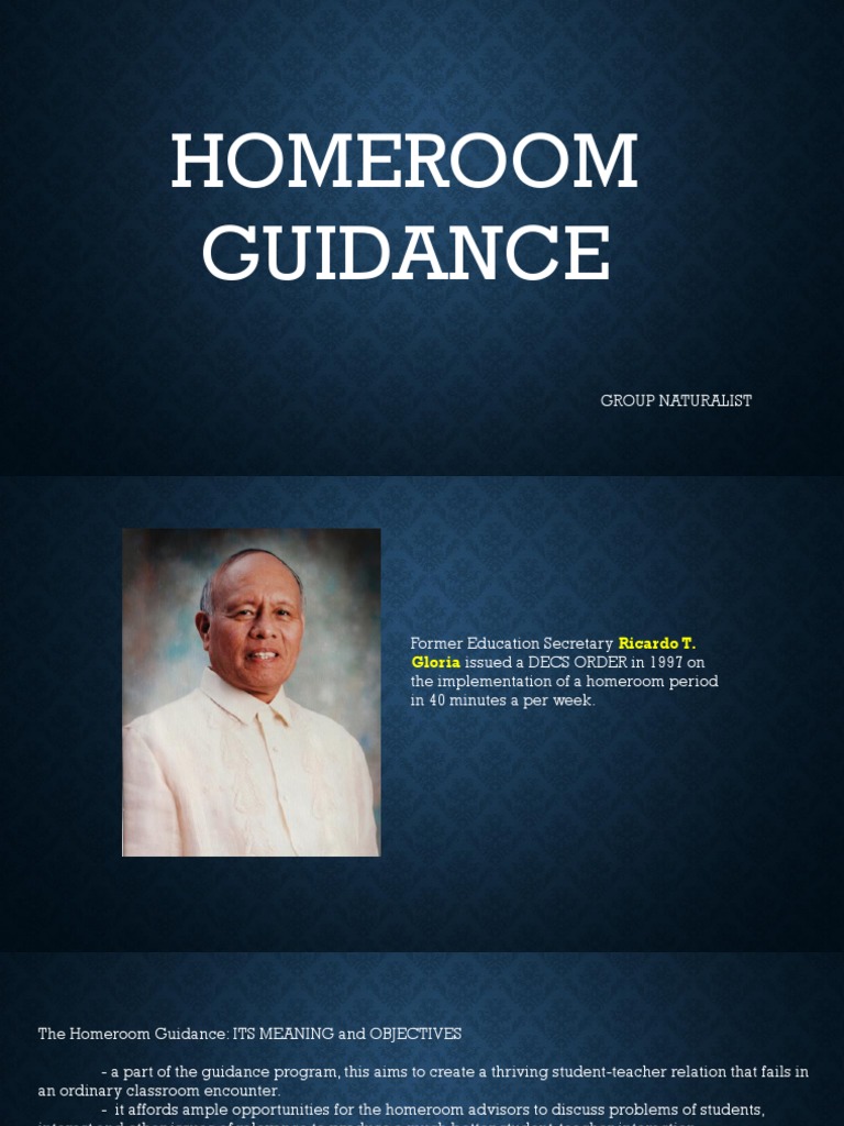 Homeroom Guidance | PDF | Goal Setting | Teachers