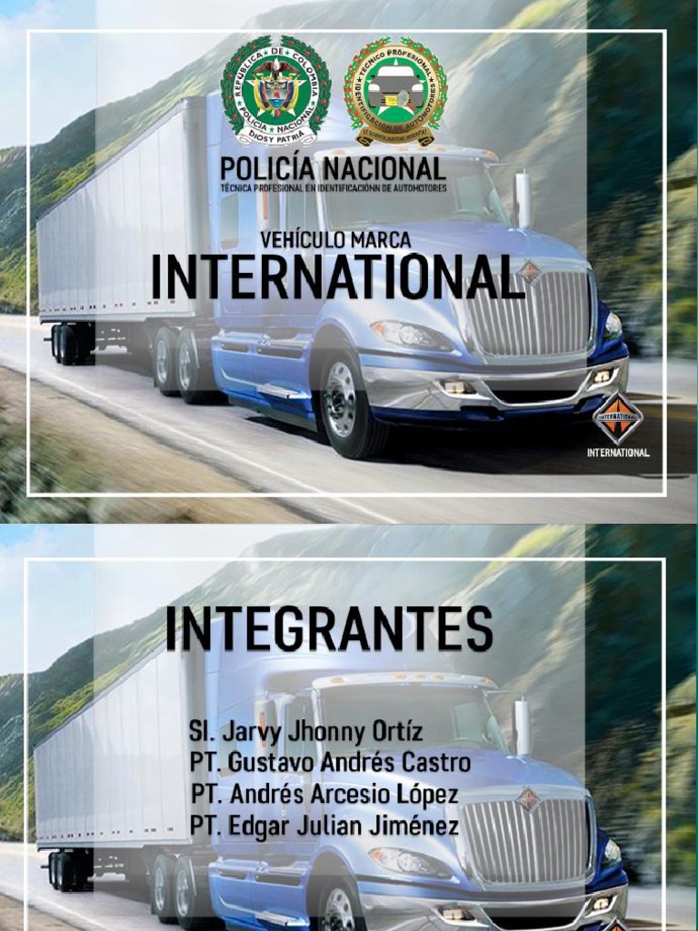Fichas Técnicas Camiones International | PDF | Vehículo de motor ...