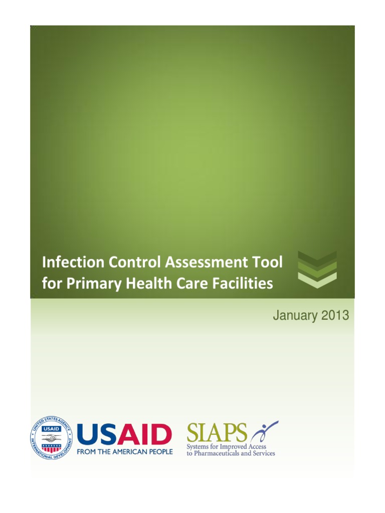 USAID 2013. Assesement Tool Infection Control | PDF | Infection Control ...