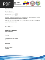 Authorization Letter To Encash Check | PDF | Finance (General)