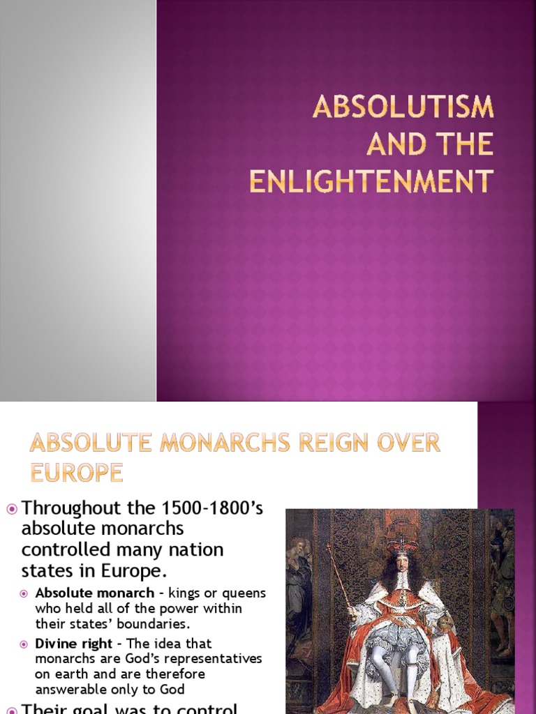 Absolutism & Enlightenment 2 | PDF | Galileo Galilei | Heliocentrism