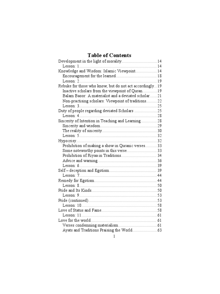 Islamic Morals - 68 Lessons of Ethics | PDF | Surah | Quran