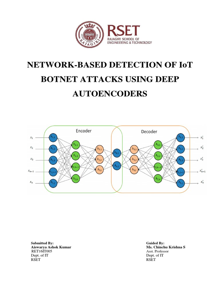 Network-Based Detection of Iot Botnet Attacks Using Deep Autoencoders | Download Free PDF ...