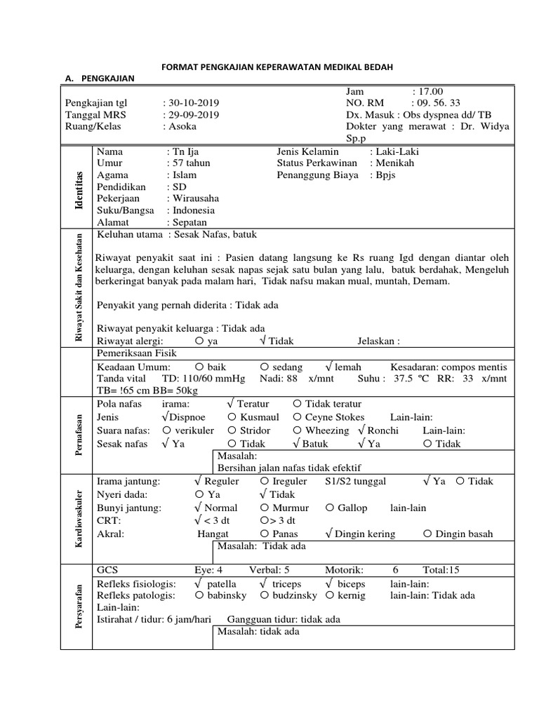 Askep Dan LP TB Paru Lengkap | PDF
