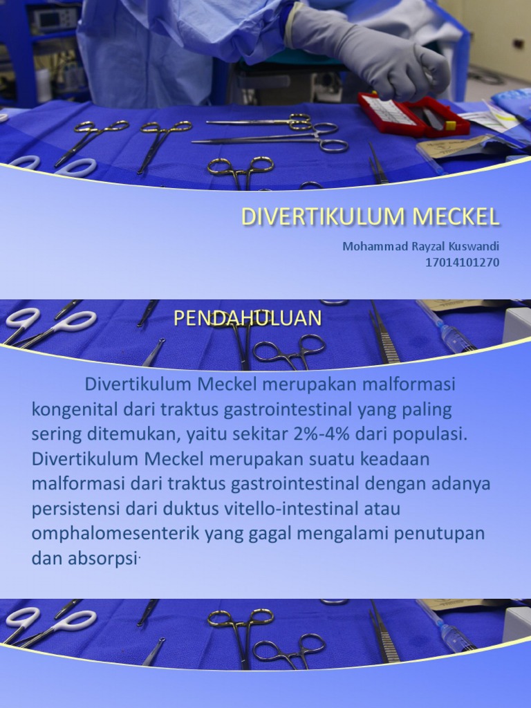 Diverticulum Meckel | PDF | Sains & Matematika