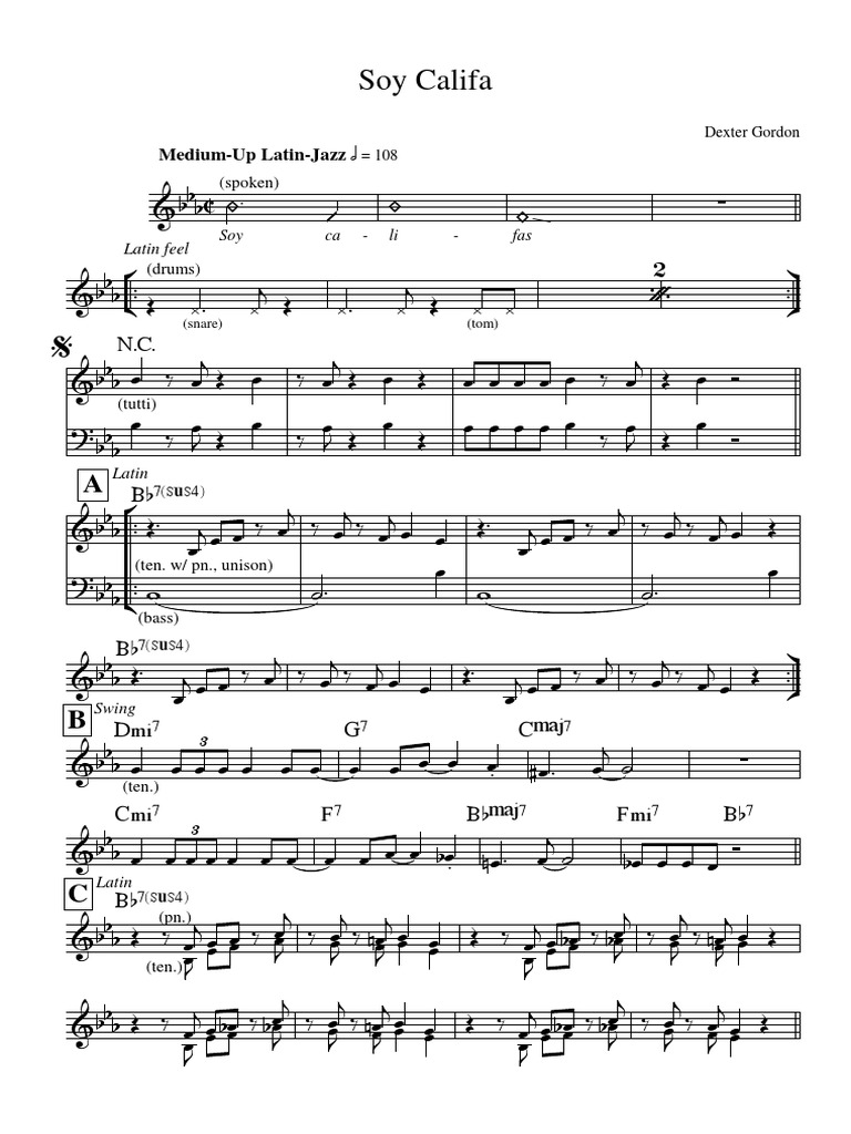 Soy Califa PDF | PDF | Musical Instruments