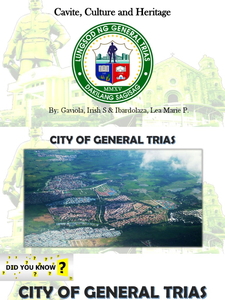 General Trias: Culture and Heritage Overview | PDF | Cuisine | Foods