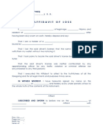 Botswana Affidavit | PDF