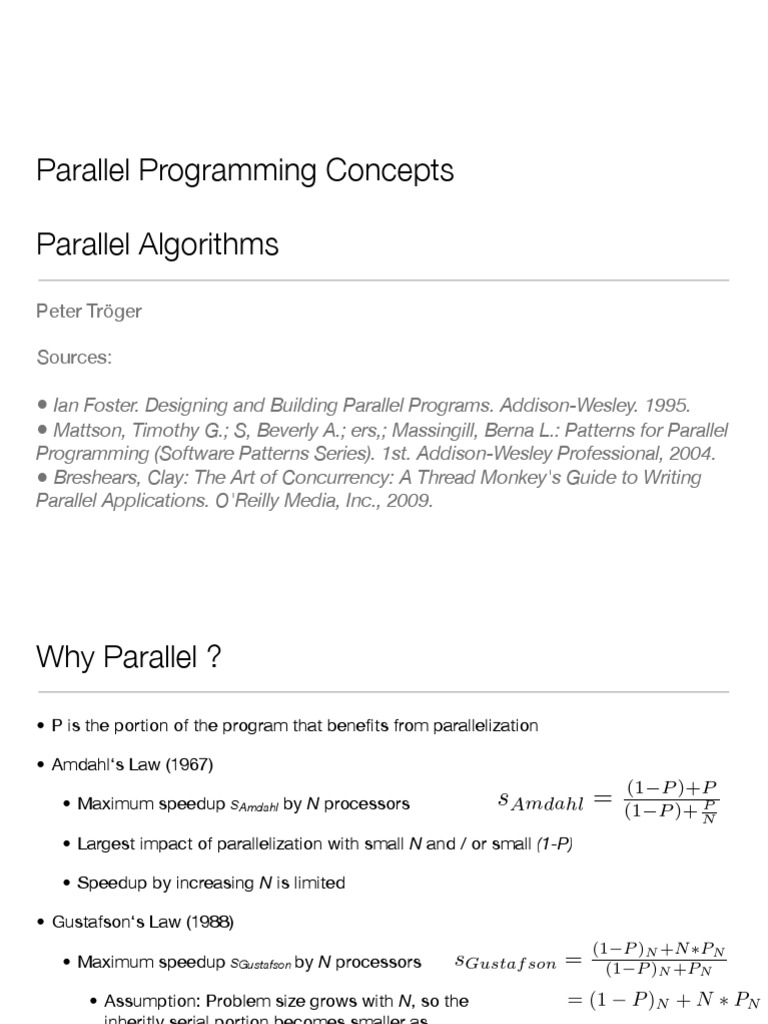 Parallel Algorithms | PDF | Parallel Computing | Scalability Parallel Algorithms | PDF | Parallel Computing | Scalability