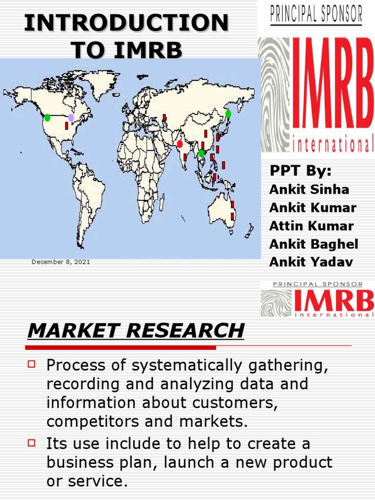To Imrb: PPT by | PDF | Economies | Marketing