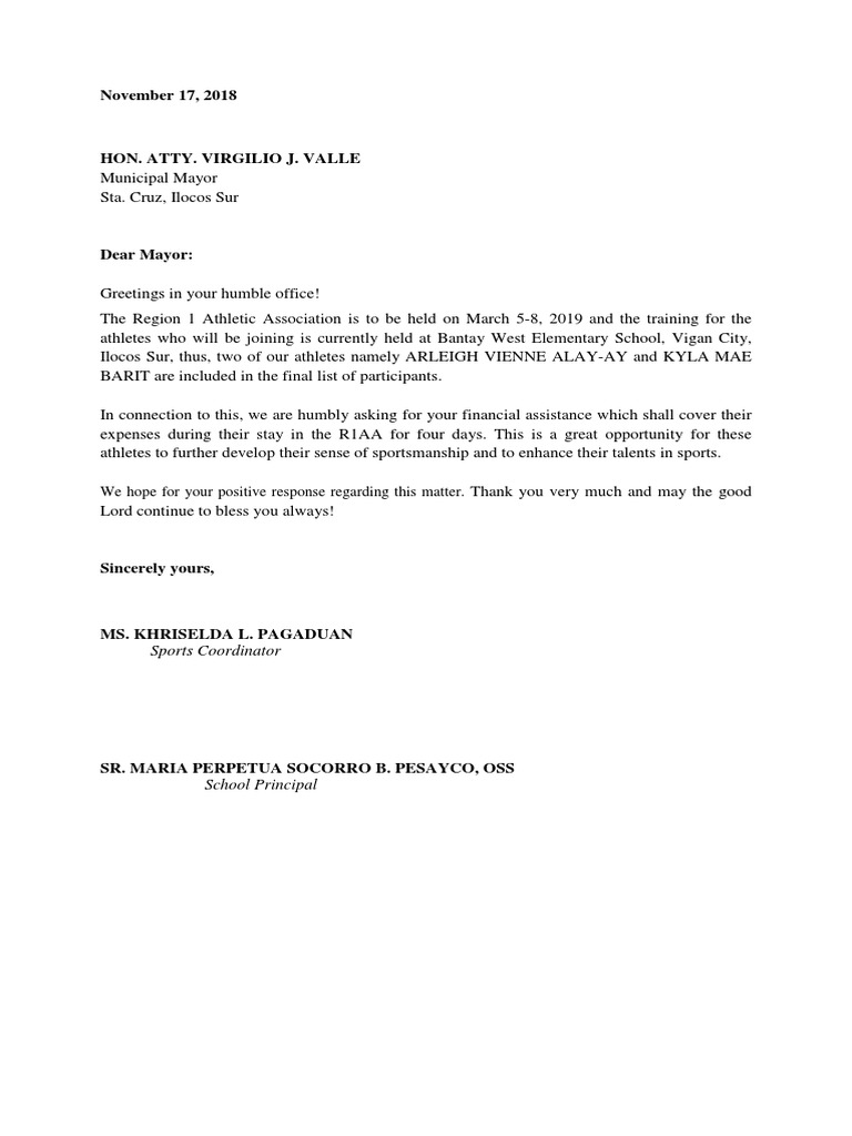 Solicitation Letter | PDF