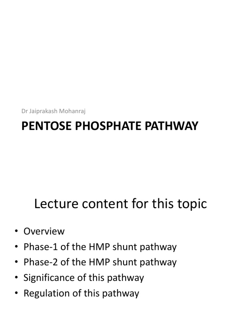 7 HMP Shunt Pathway RO PDF v1 | PDF | Metabolic Pathway | Nicotinamide ...