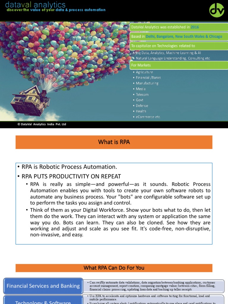 Rpa PDF | PDF | Automation | Logistics