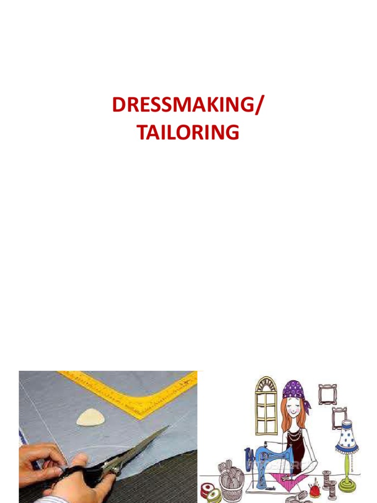 Dressmaking Power Point | PDF | Scissors | Sewing