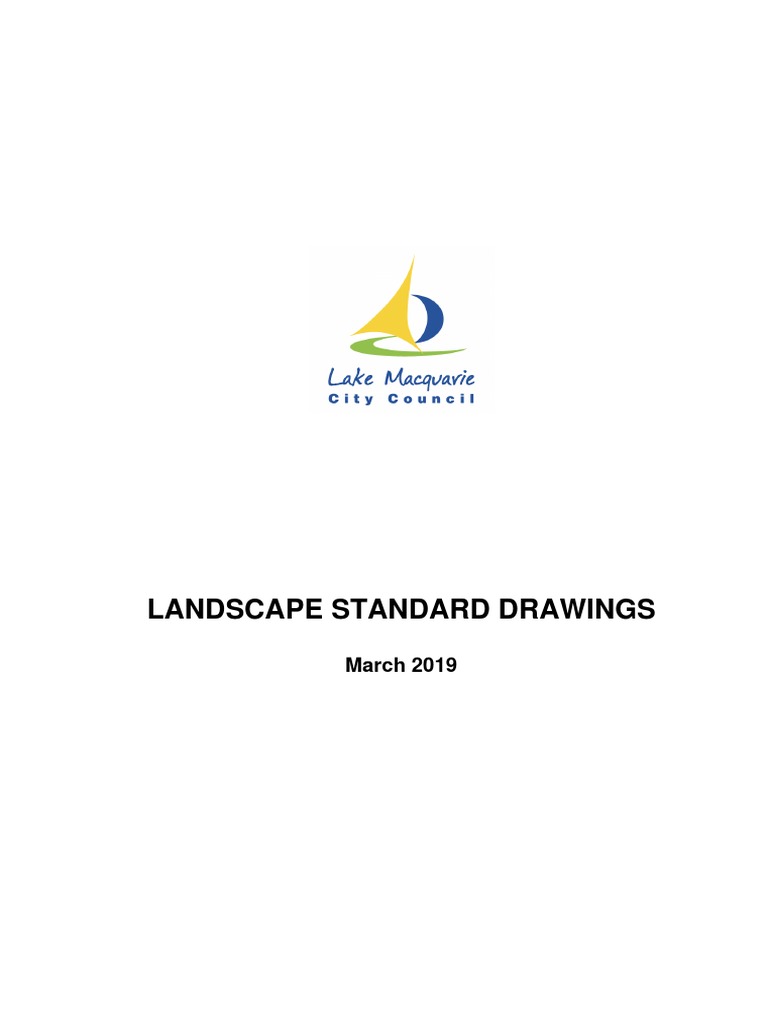 Landscape Standard Drawings: March 2019 | PDF | Lumber | Road Surface