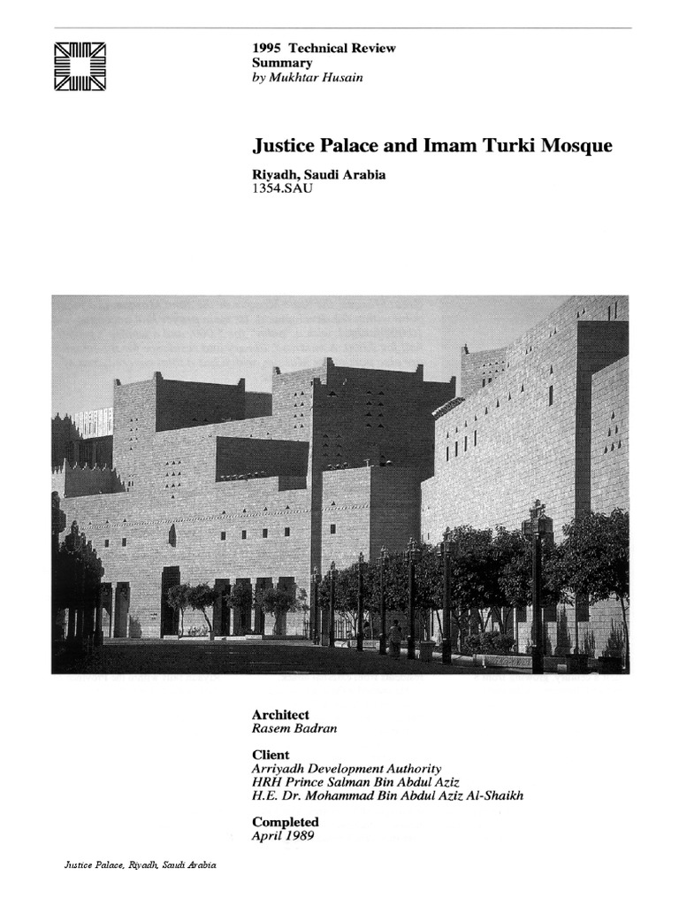 Justice Palace, Riyadh, Saudi Arabia | PDF