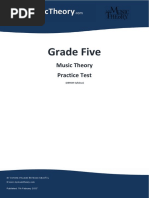 ABRSM Grade 5 Theory Pass Marks | PDF | Clef | Rhythm