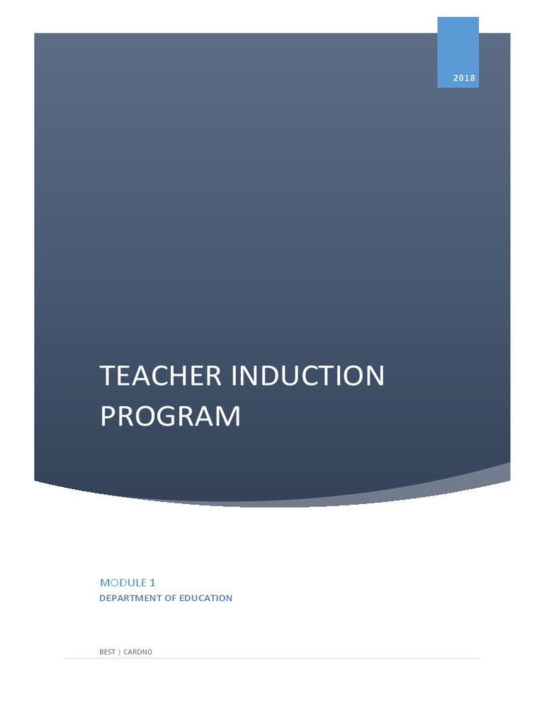 Tip Module 1 | PDF | Teachers | Governance