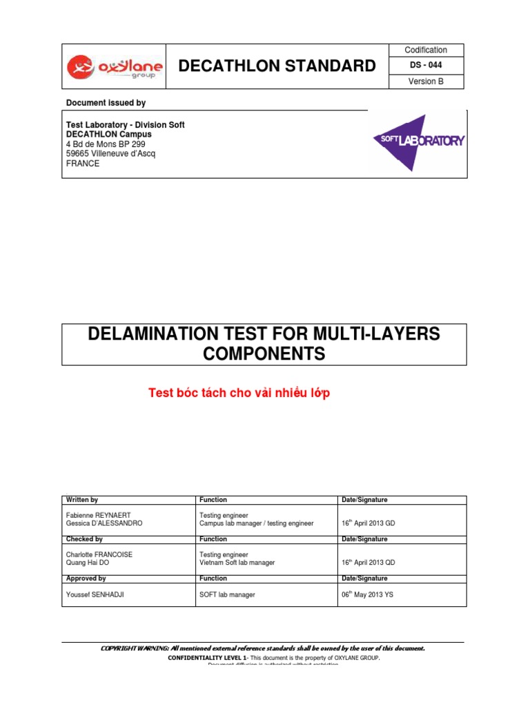 DS044B Delamination Test For Multilayer Component | PDF | Machines ...