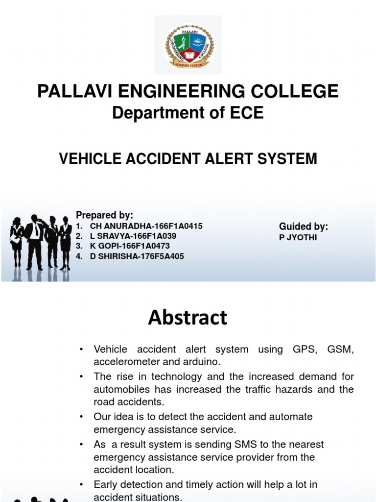 Accident Detection and Alert System | PDF | Arduino | Airbag
