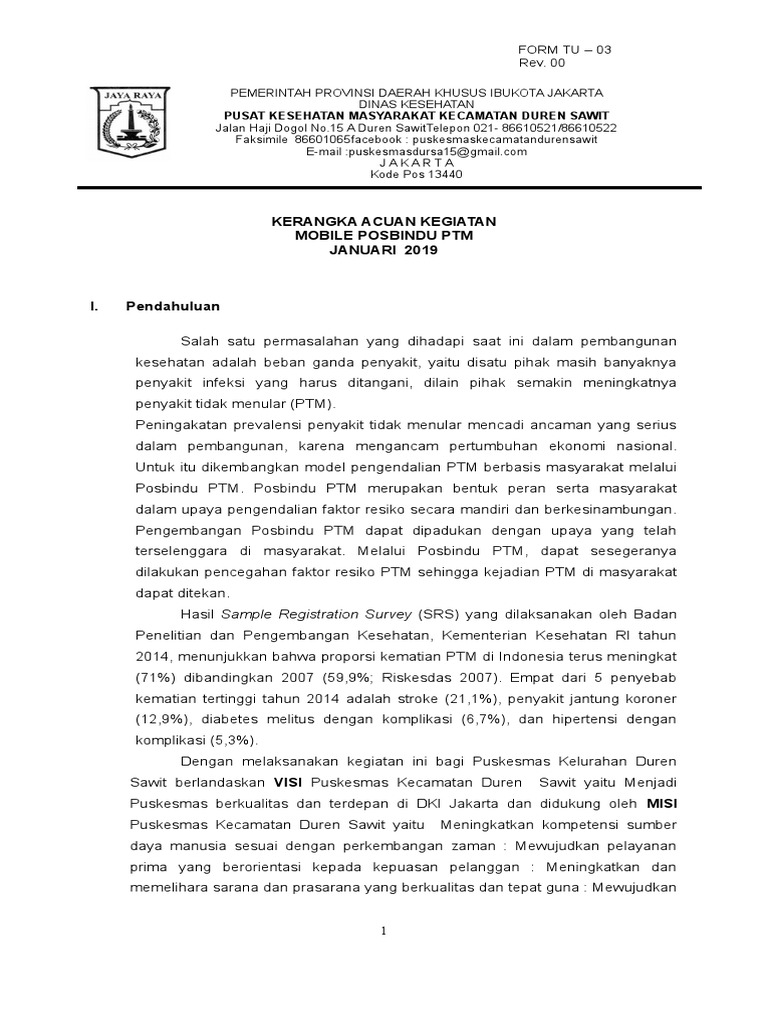 KAK PTM Mobile Posbindu | PDF | Ilmu Sosial | Pengembangan Diri