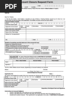 Demat Account Closure Form | PDF | Financial Services | Service Industries