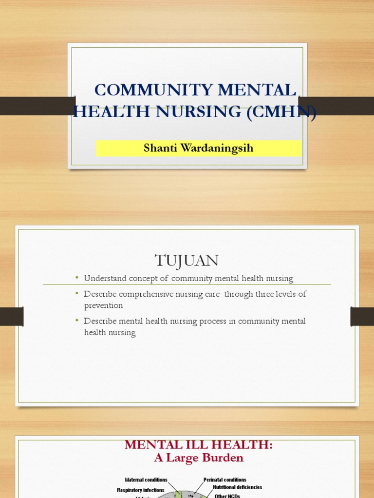 CMHN | PDF | Psychosocial | Health Care