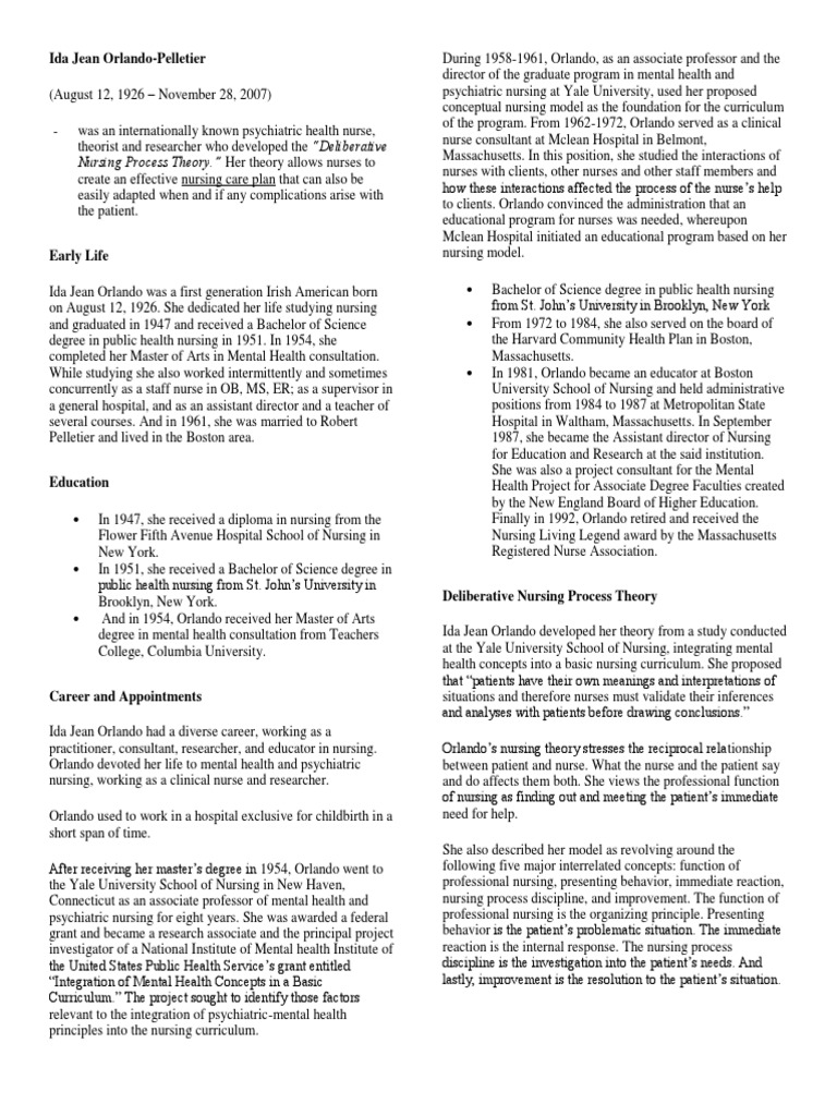 Middle Range Theories | PDF | Nursing | Neuroscience