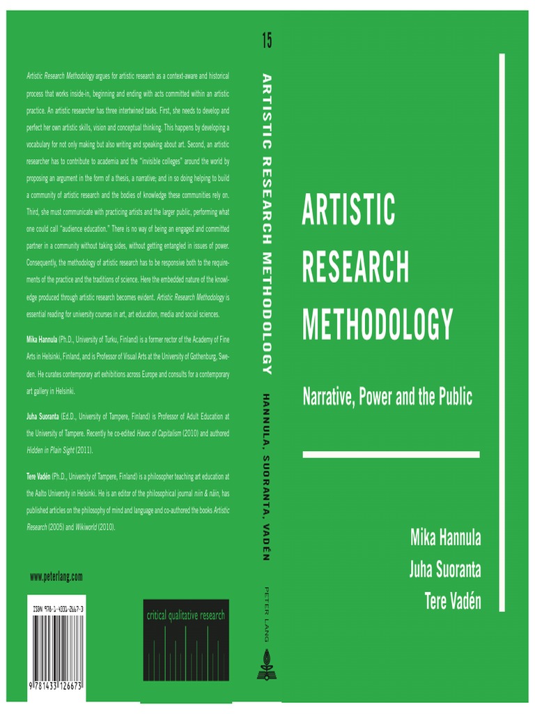 Artist Research Metodology | PDF | Epistemology | Science