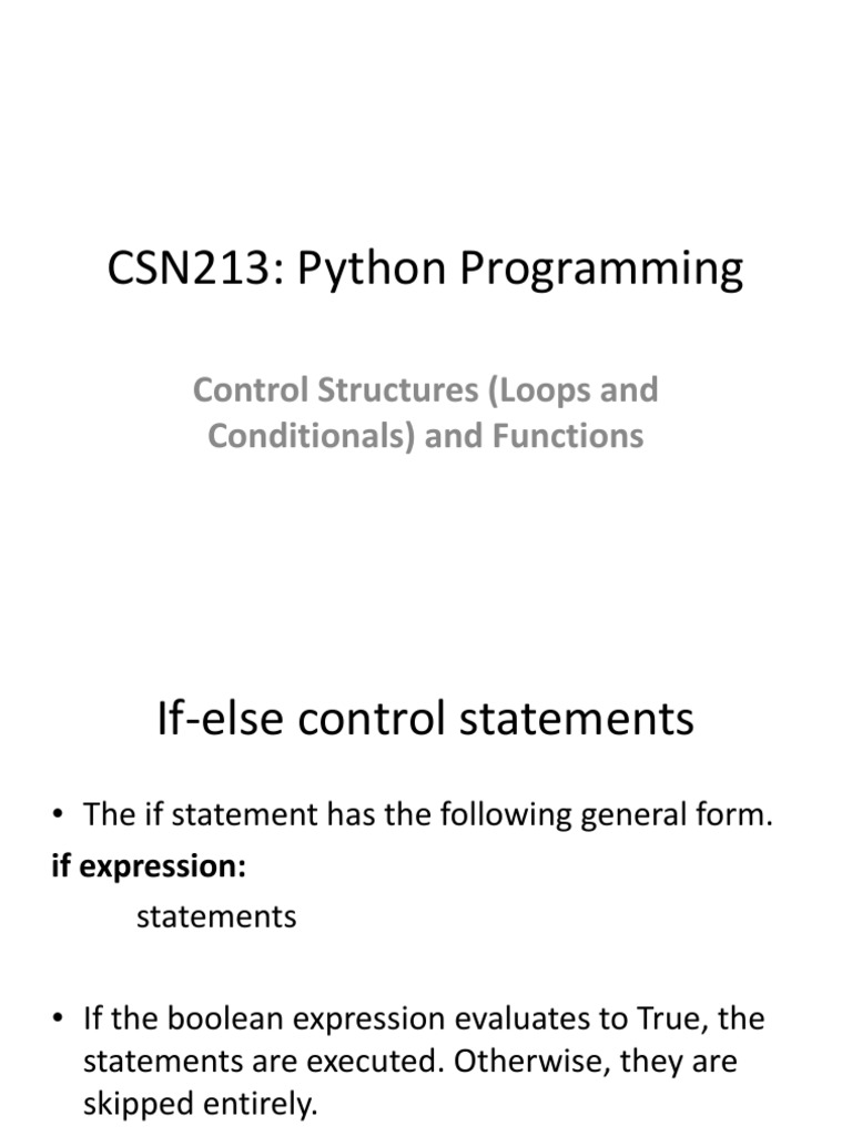 02 Conditional Statements | PDF | Parameter (Computer Programming) | Control Flow