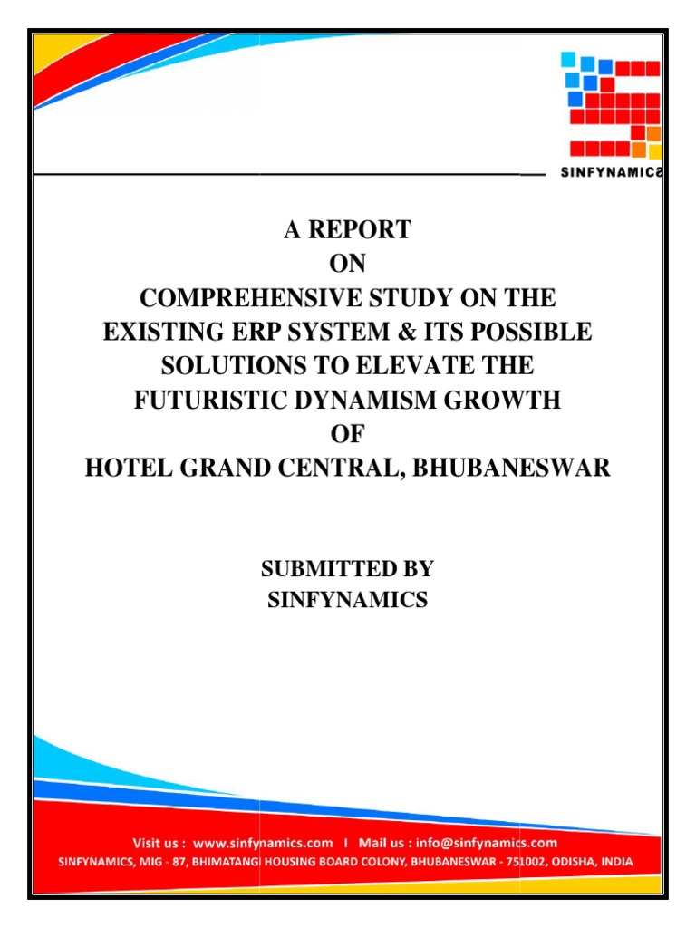 ERP Solutions for Hotel Grand Central | PDF | Point Of Sale | Payroll