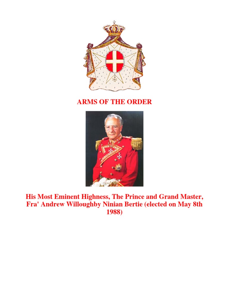 Knights of Malta Regalia | PDF
