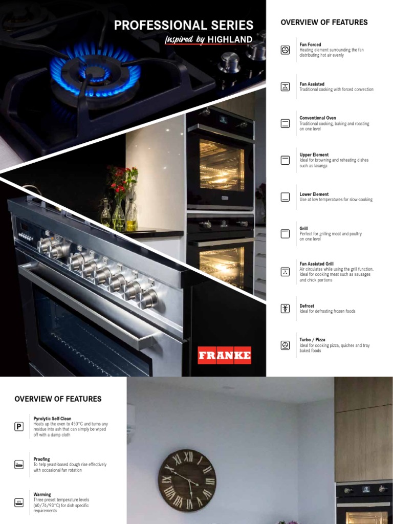 Franke Professional Series (LR) | PDF | Oven | Grilling