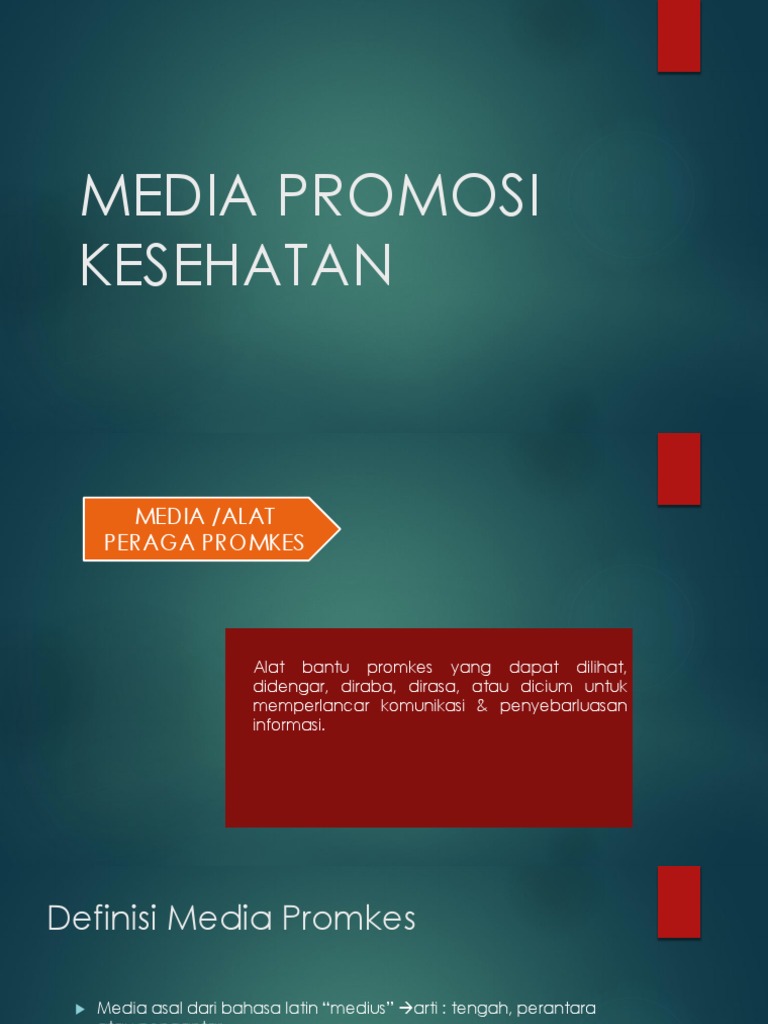 Media Promosi Kesehatan 2-1 | PDF
