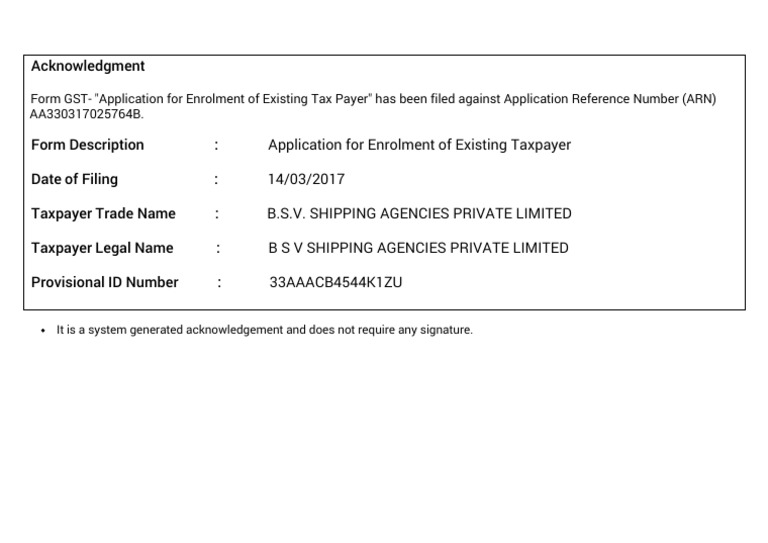 Registration Acknowledgement (14.03.2017) PDF | PDF