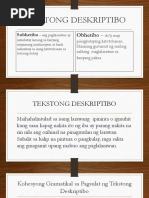 Powerpoint TEKSTONG DESKRIPTIBO | PDF