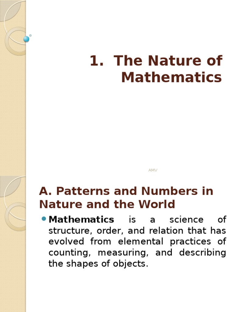 Nature of Mathematics Mathworld | PDF | Pattern | Symmetry