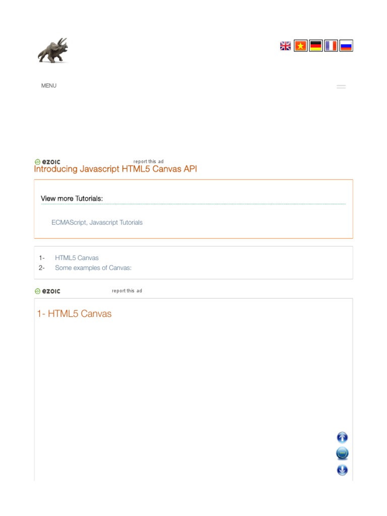 Javascript Html5 Canavas | PDF | Java Script | Html5