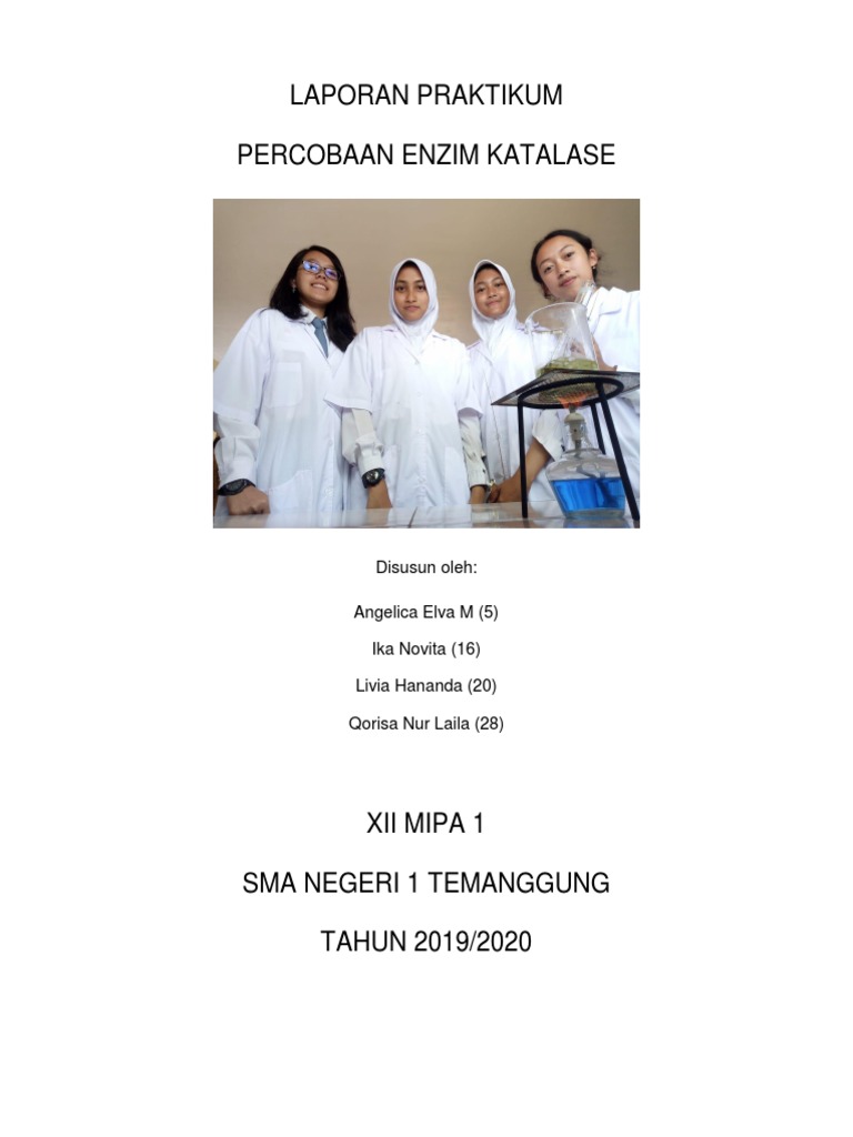 Laporan Praktikum Percobaan Enzim Katalase | PDF