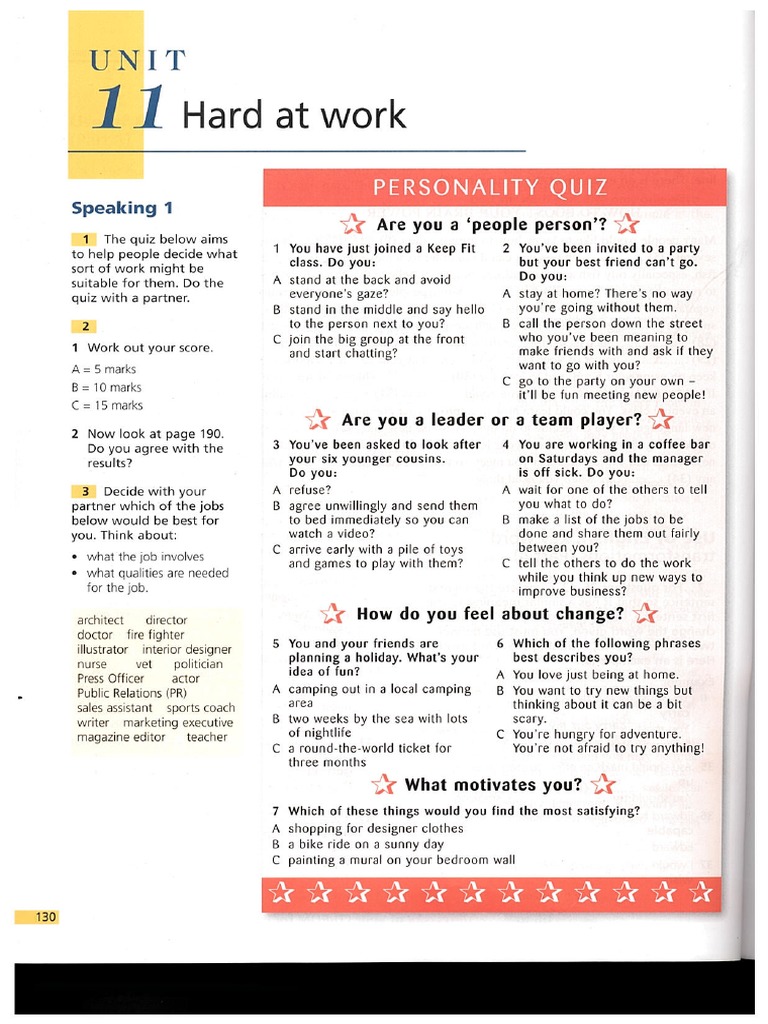 FCE Unit 11-15 | PDF