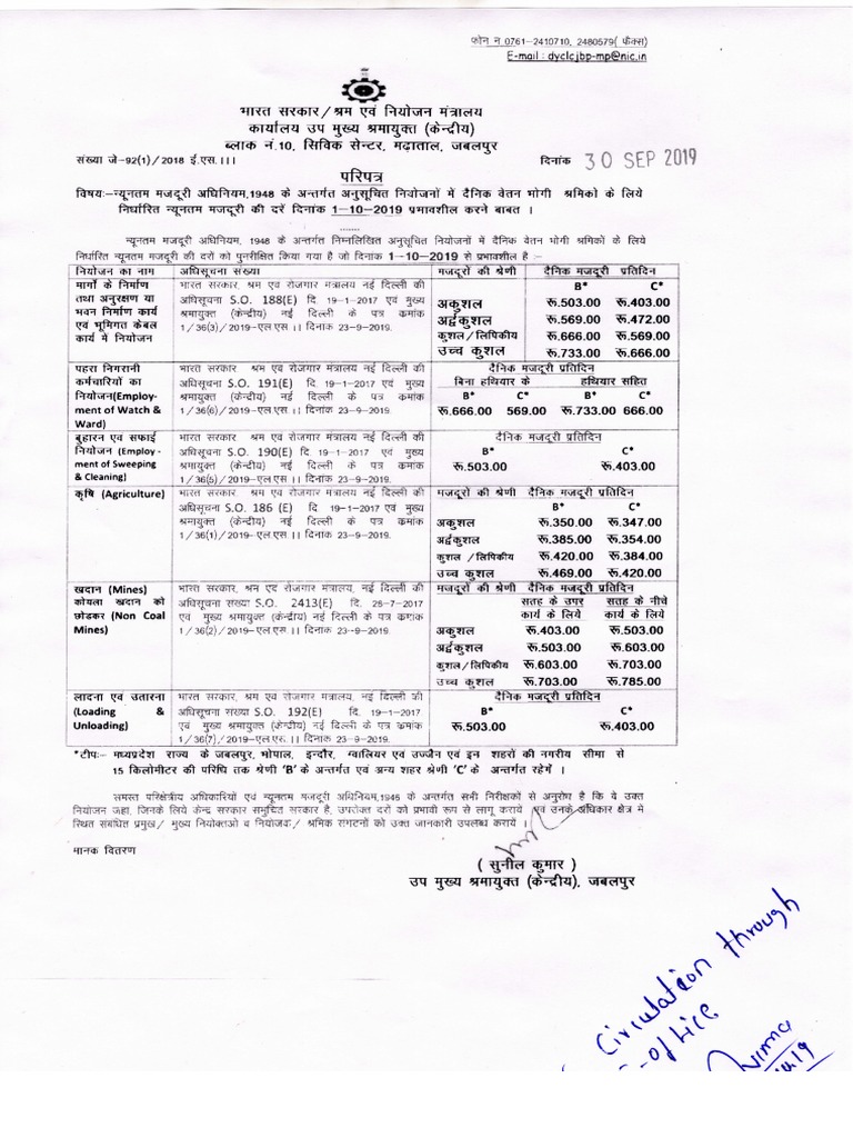 Labour Rate | PDF | Nature