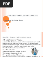 Job Mix Formula | PDF | Concrete | Cement