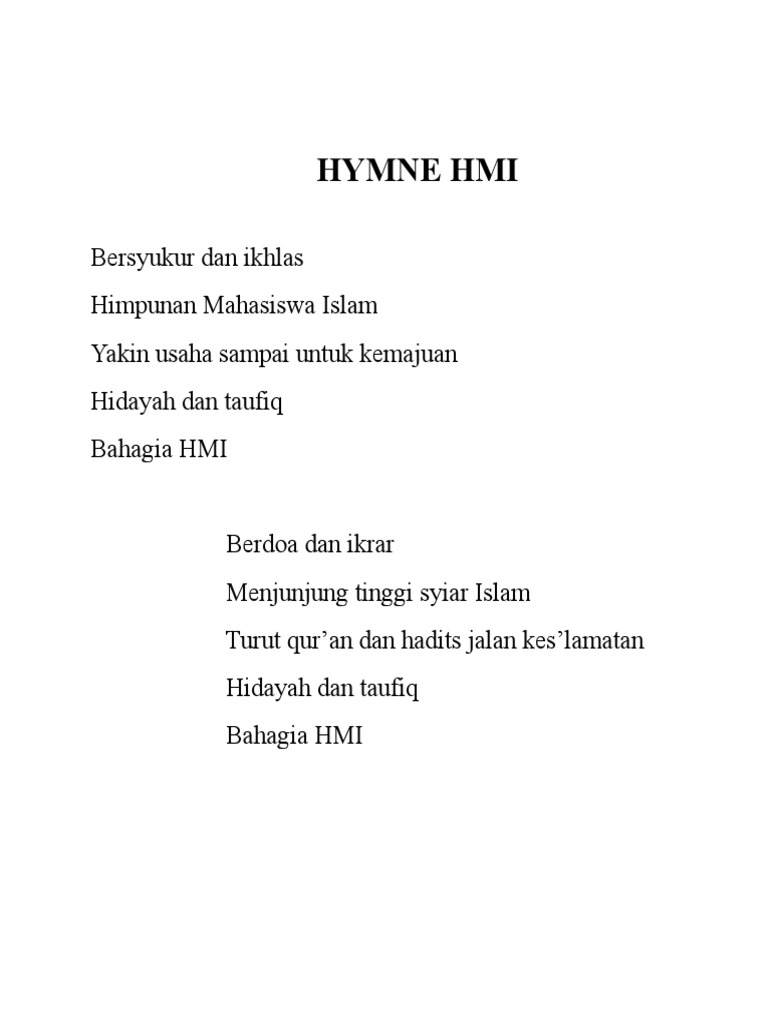 Hymne Hmi | PDF