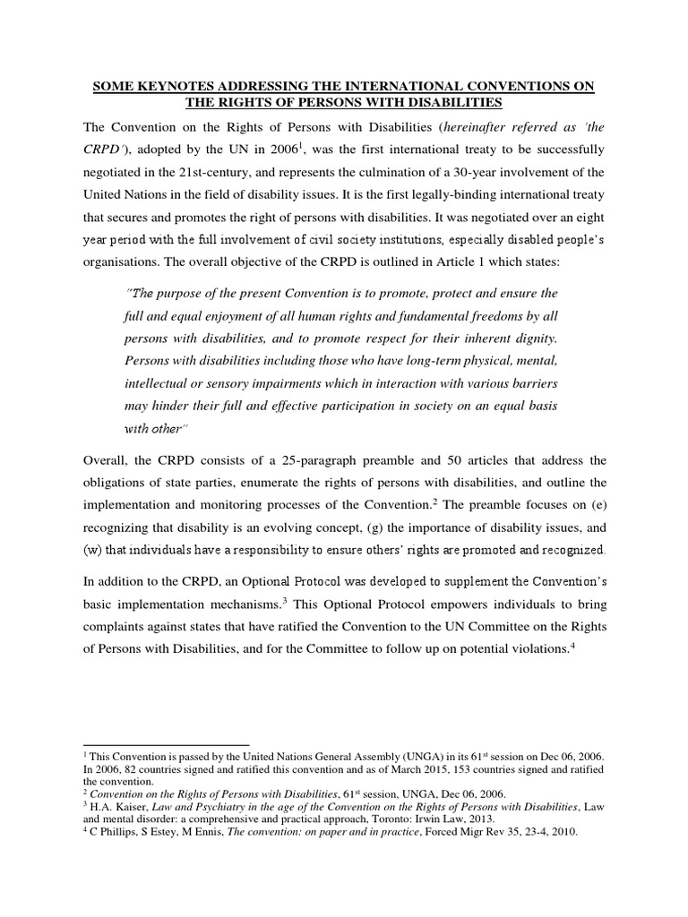 Disability & Human Rights | PDF | International Labour Organization ...