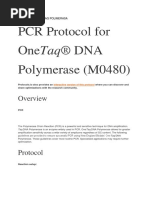 Q5 High-Fidelity PCR Protocol Guide | PDF | Polymerase Chain Reaction ...