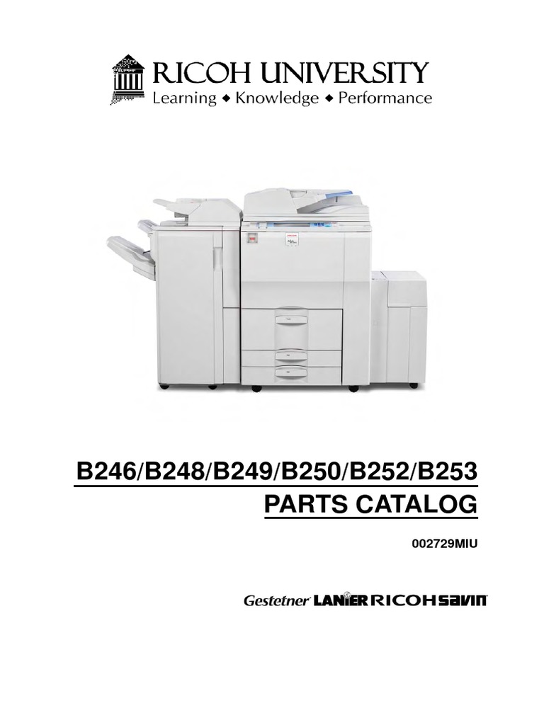 Part List MP 7500 PDF | PDF | Belt (Mechanical) | Machines