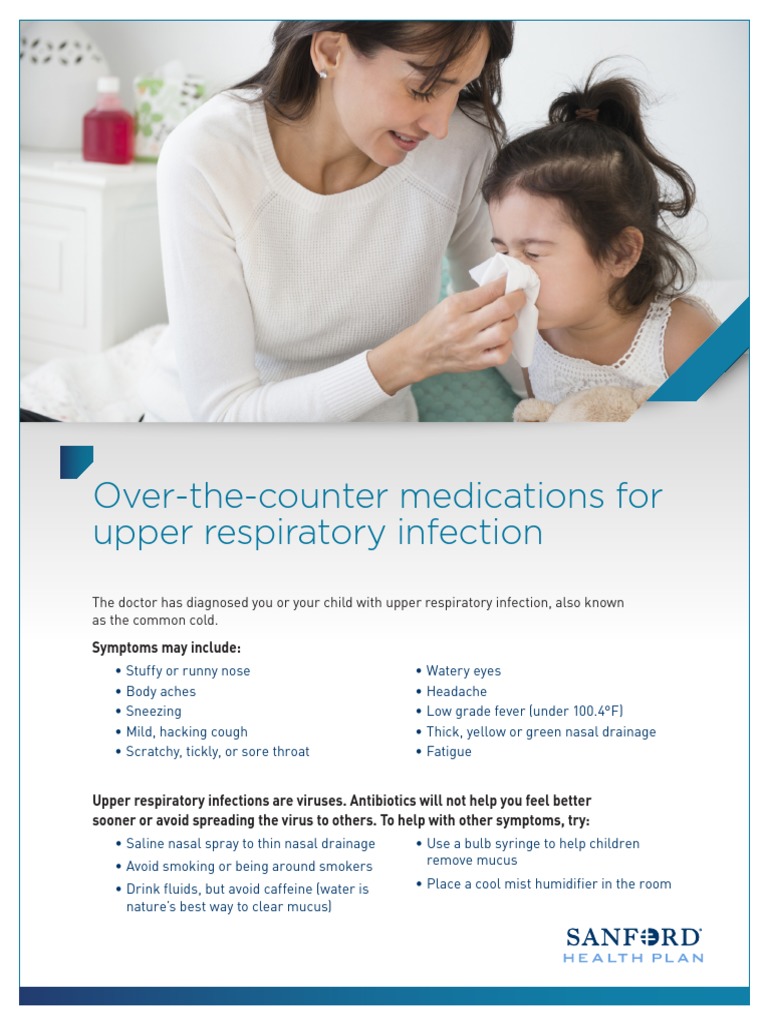 SVHP 2753 Flyer Antibiotic Otc For Upper Respiratory Infection 8 5x11 ...