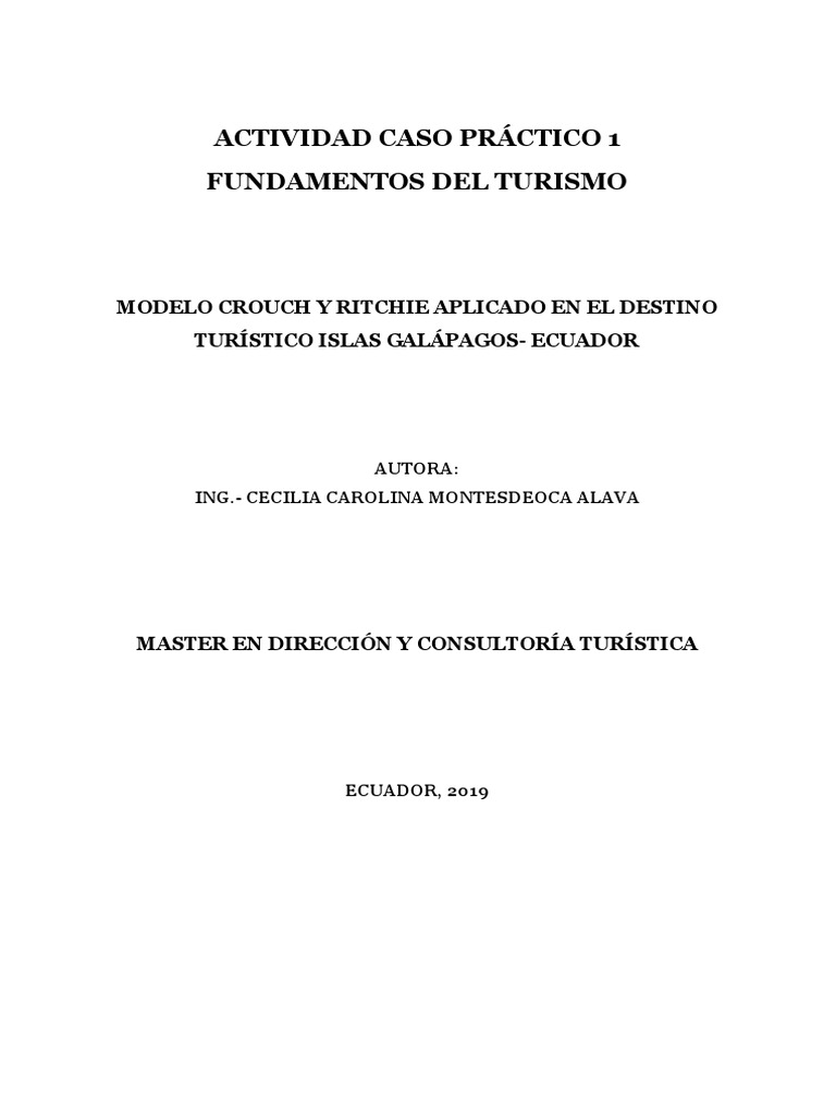 Super Estructura Turística | PDF | Islas Galápagos | Turismo